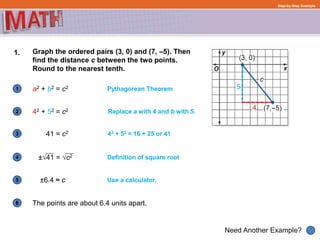 (8) Lesson 5.7 - Distance on the Coordinate Plane | PPTX