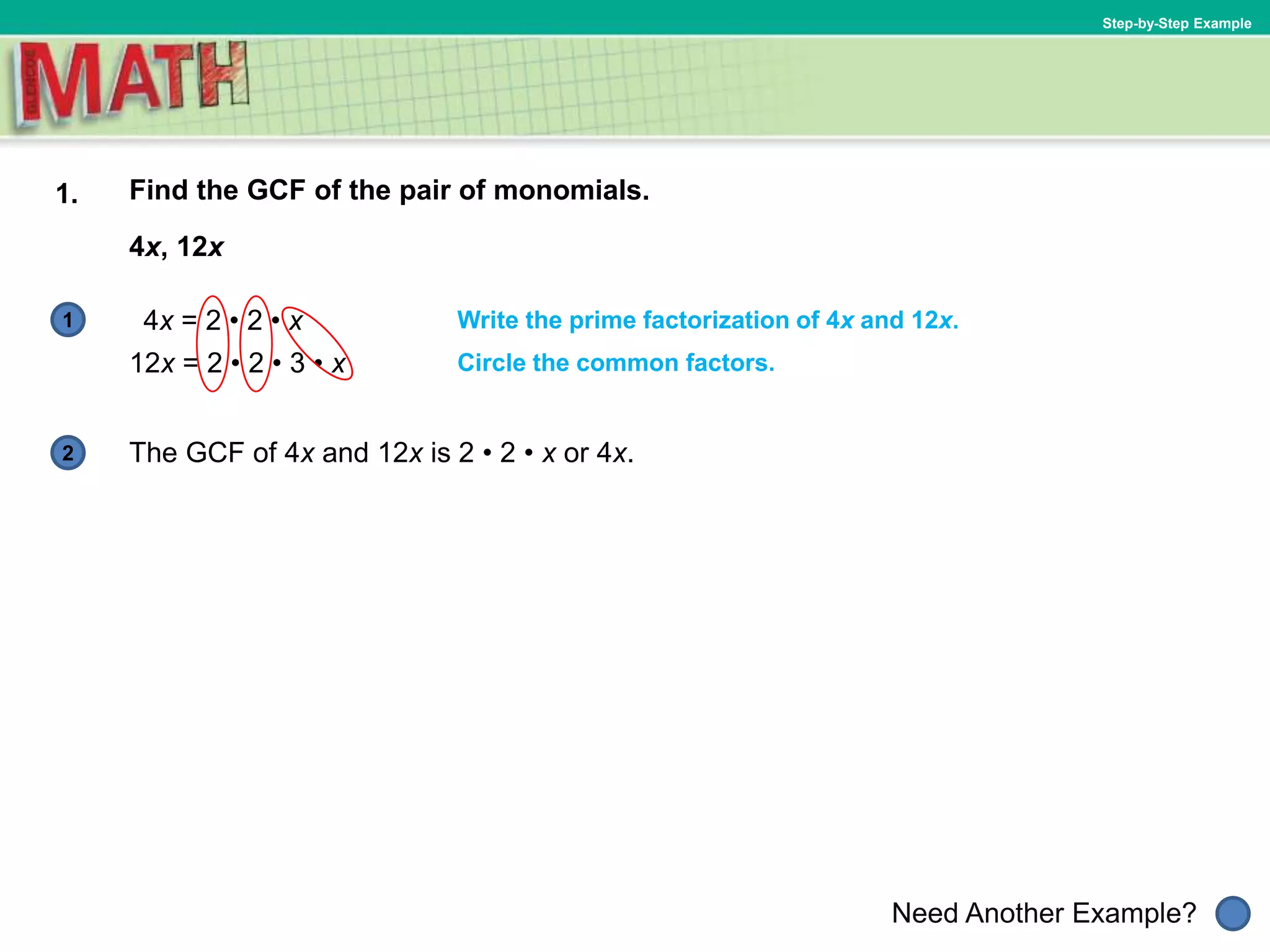(7) Lesson 5.8 - Factor Linear Expressions | PPTX