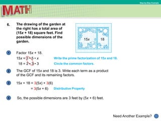 (7) Lesson 5.8 - Factor Linear Expressions | PPTX
