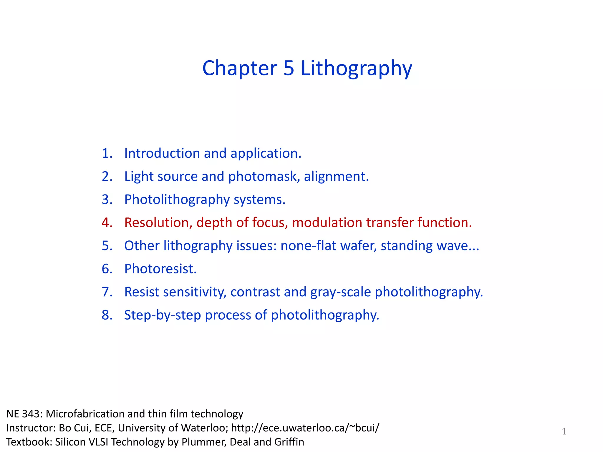Chapter 5 Lithography _ II.pptx