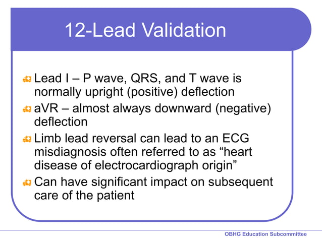 Chapter 5 - Making Sense of the 12 Lead | PPT