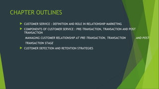 Chapter 5 Managing customer relationships | PPT