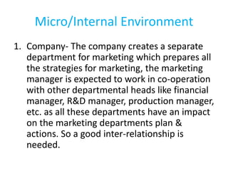 Marketing Environment | PPT