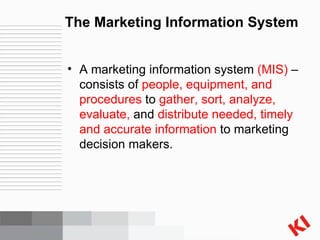 Chapter5 Marketing Information Systems | PPT