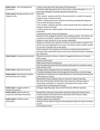 Chapter 5 marzano | DOCX