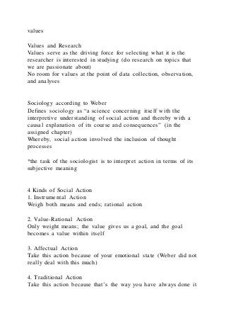 Chapter 5 Max Weber (1864-1920)Spring 2021Weber’s | PDF