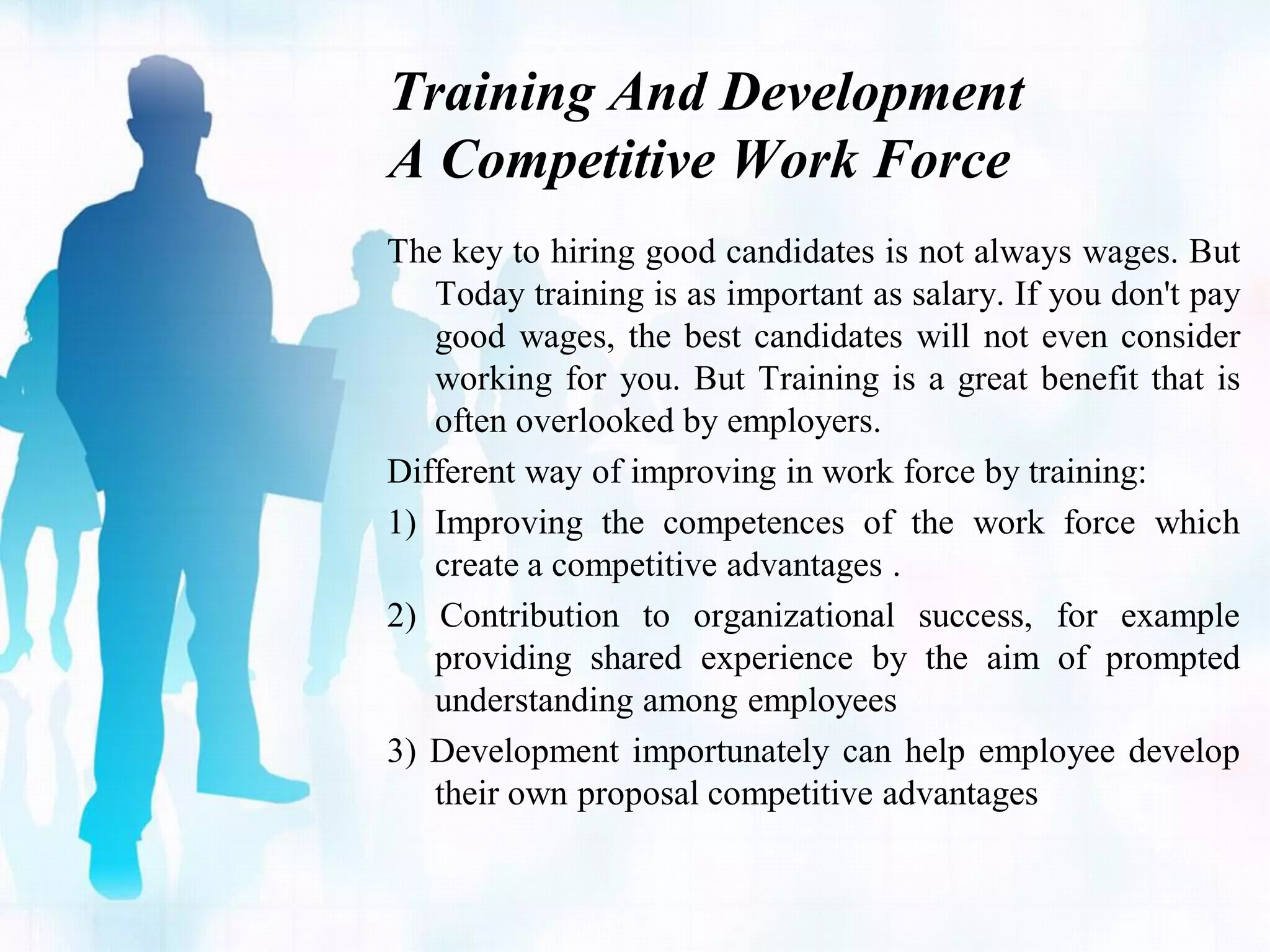 Trainig and development | PDF