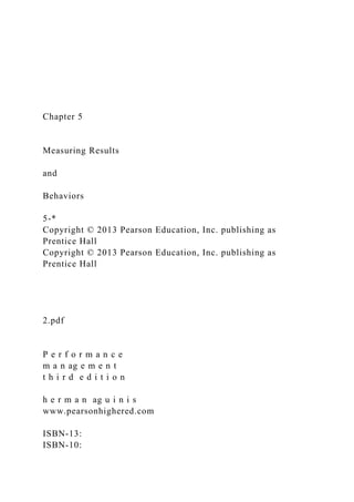 Chapter 5Measuring Results and Behaviors.docx