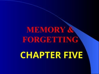 chapter 5 Memory and forgetting powerpoint.pptx