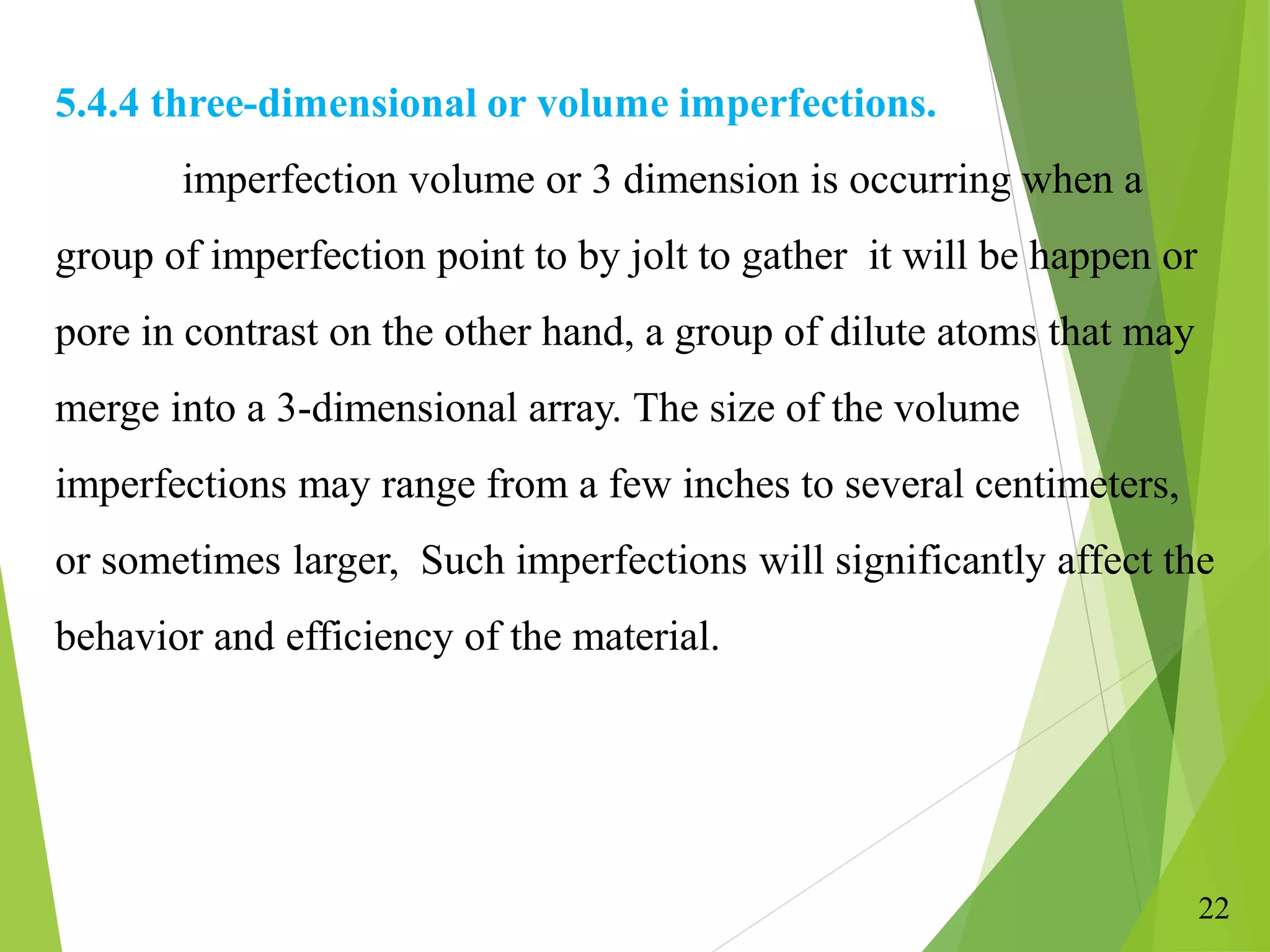 Chapter 5 Metal and Imperfections in Solid | PDF