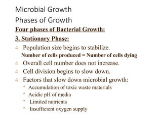 Chapter 5 Microbial Growth, microbiology Lecture for studenst at ...