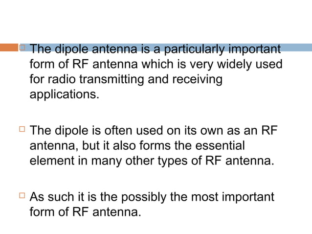 Microwave Antenna -- MW Transmission | PPT | Physics | Science