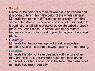 Chapter 5 minerals | PPT