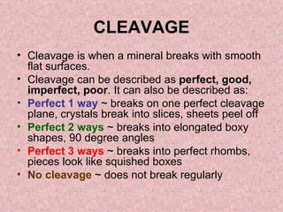 Chapter 5 minerals | PPT