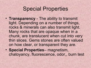 Chapter 5 minerals | PPT