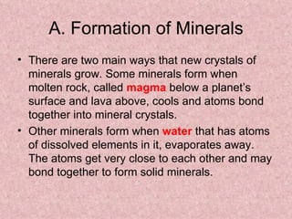 Chapter 5 minerals | PPT