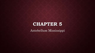 Chapter 5 ms studies 2014 | PPTX
