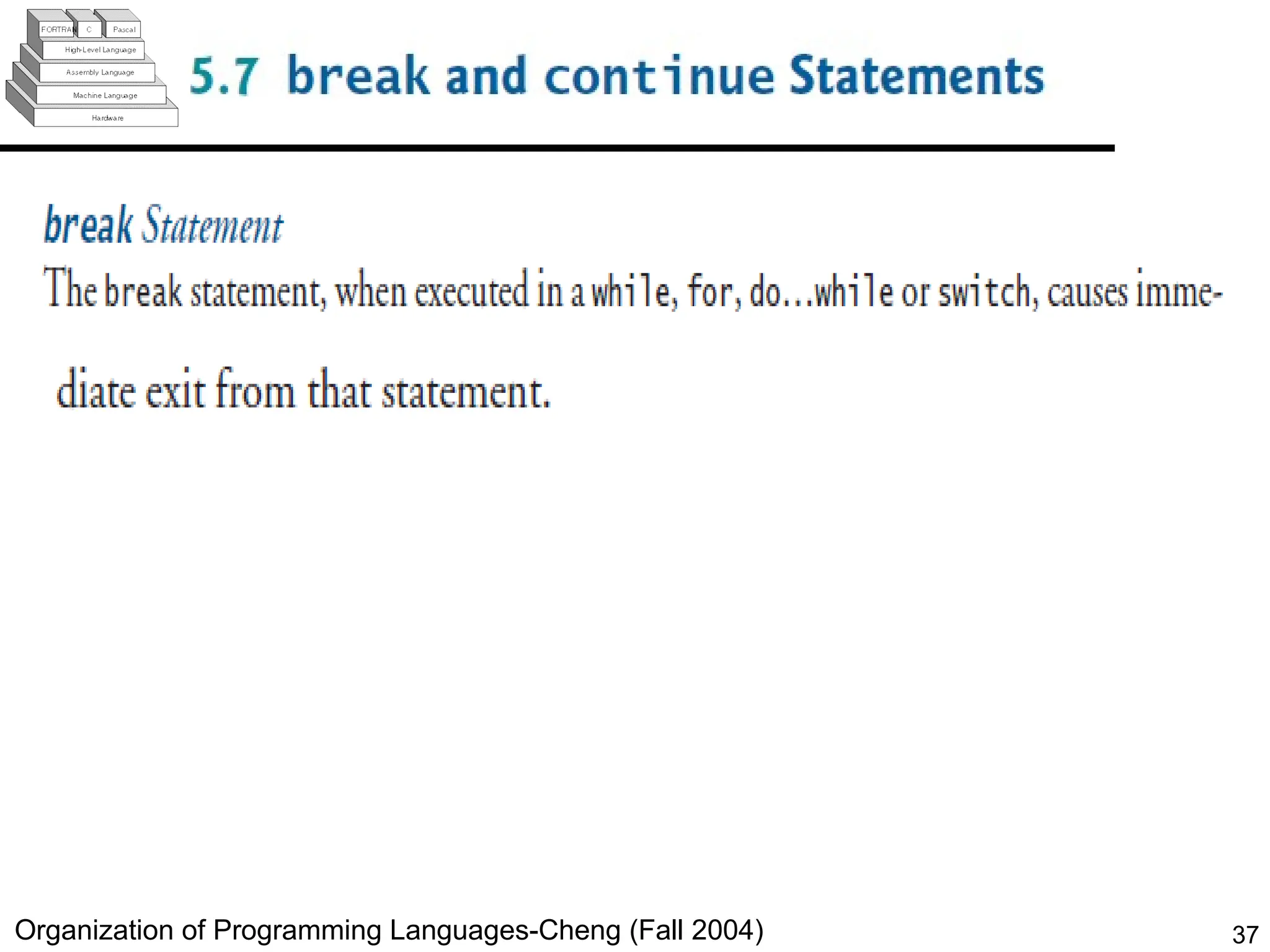 Control Statements Counter Controls And Sentinel Control Loop Ppt