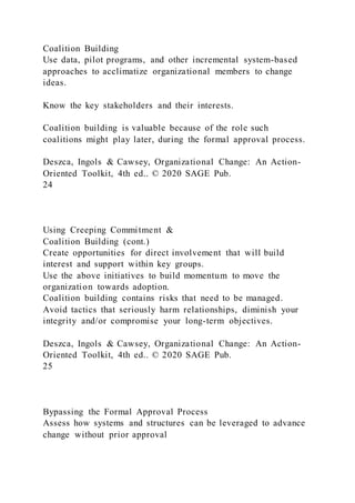 Chapter 5 Navigating Change Through Formal Structures and Syste | DOCX