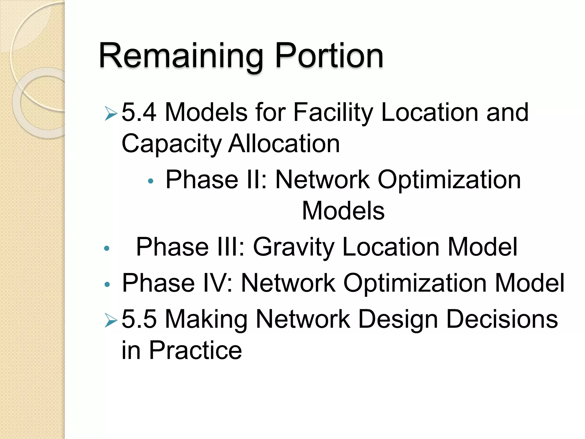 Chapter 5 network design | PPTX