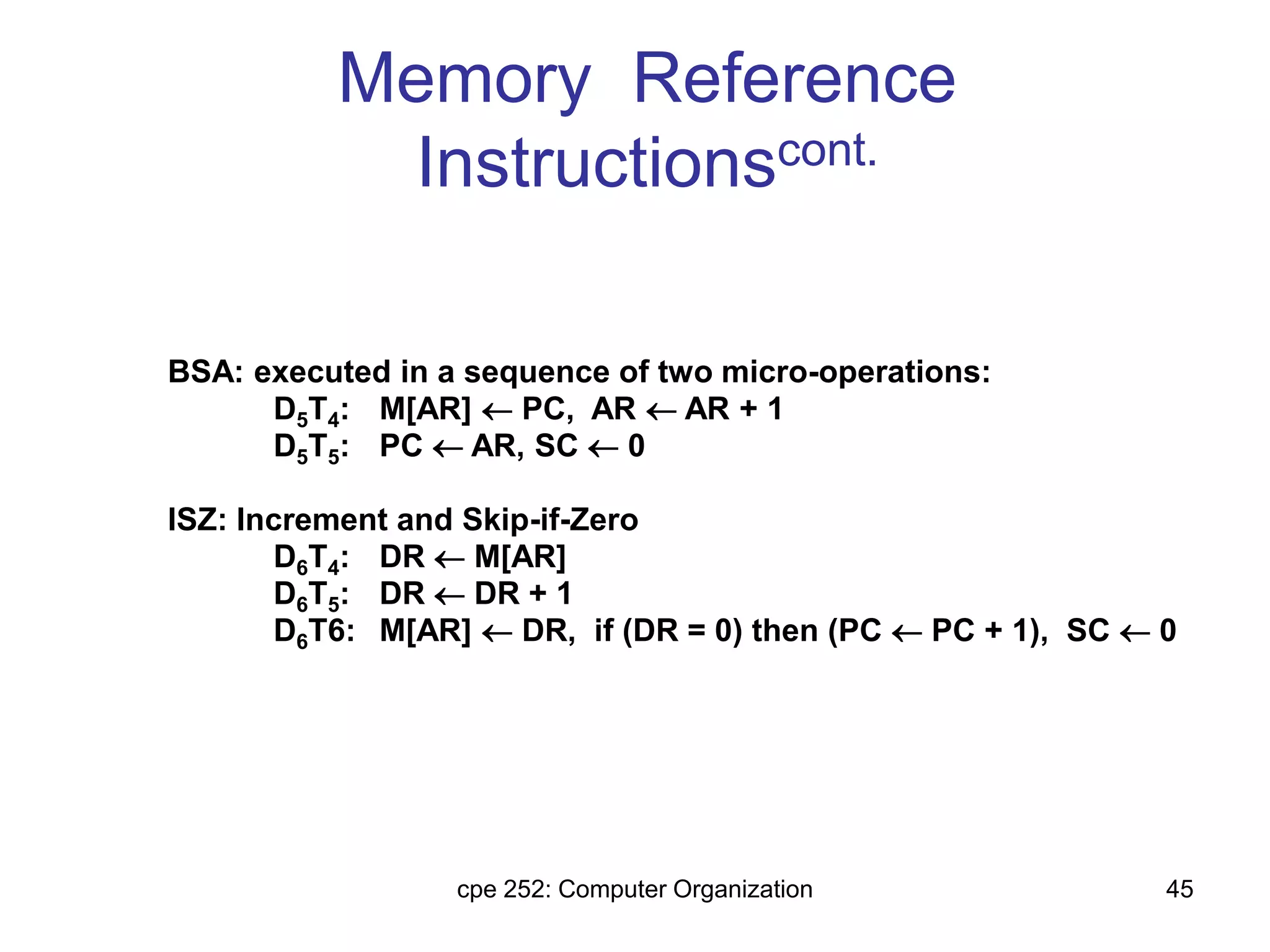 Basic computer organization and design | PPT
