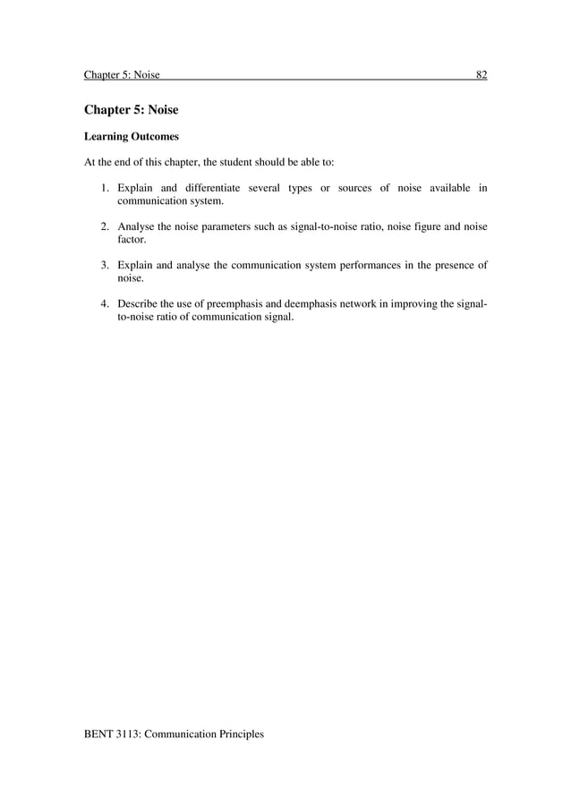 Chapter 5 noise | PDF | Computer Networking | Computing