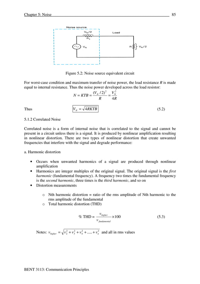 Chapter 5 noise | PDF | Computer Networking | Computing