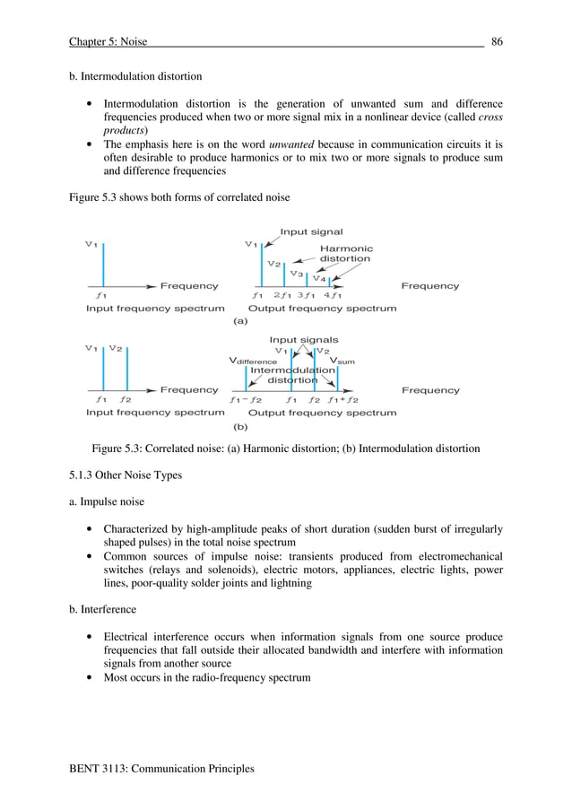 Chapter 5 noise | PDF | Computer Networking | Computing