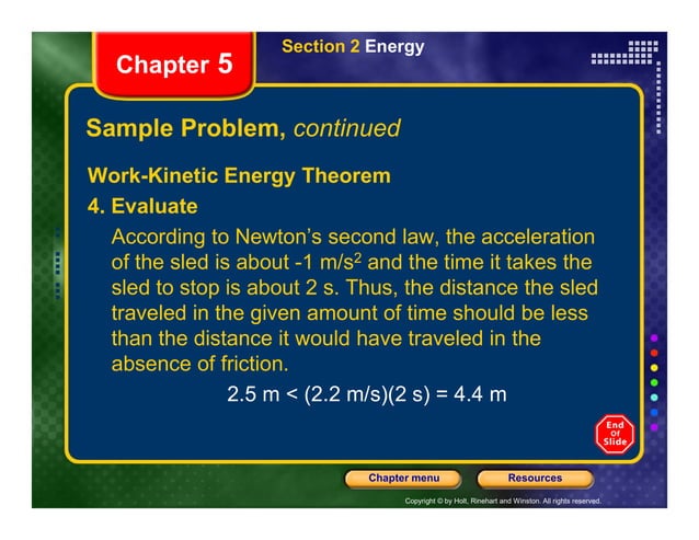 Holt physics chapter 5 for general physics | PPT