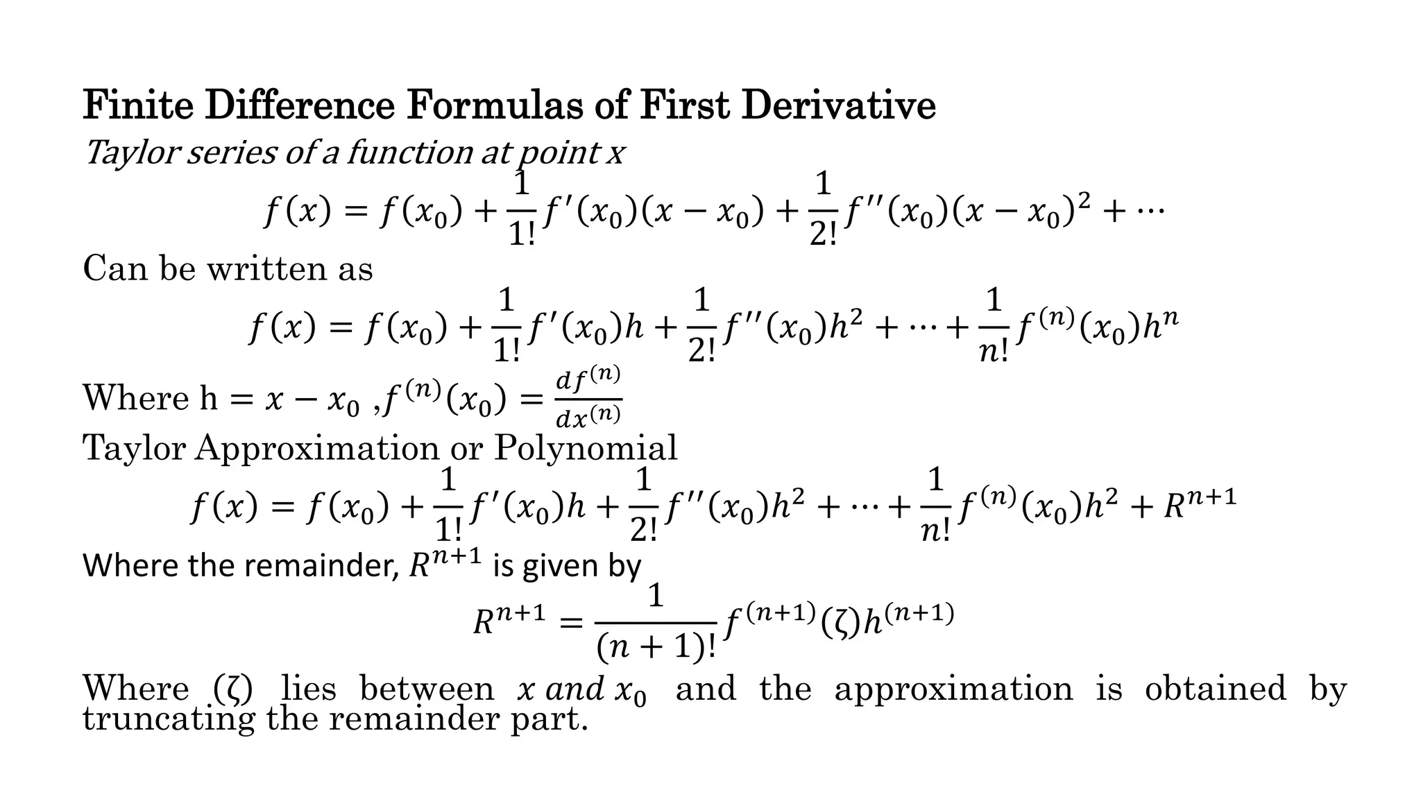 Numerical differentiation and integration | PPTX