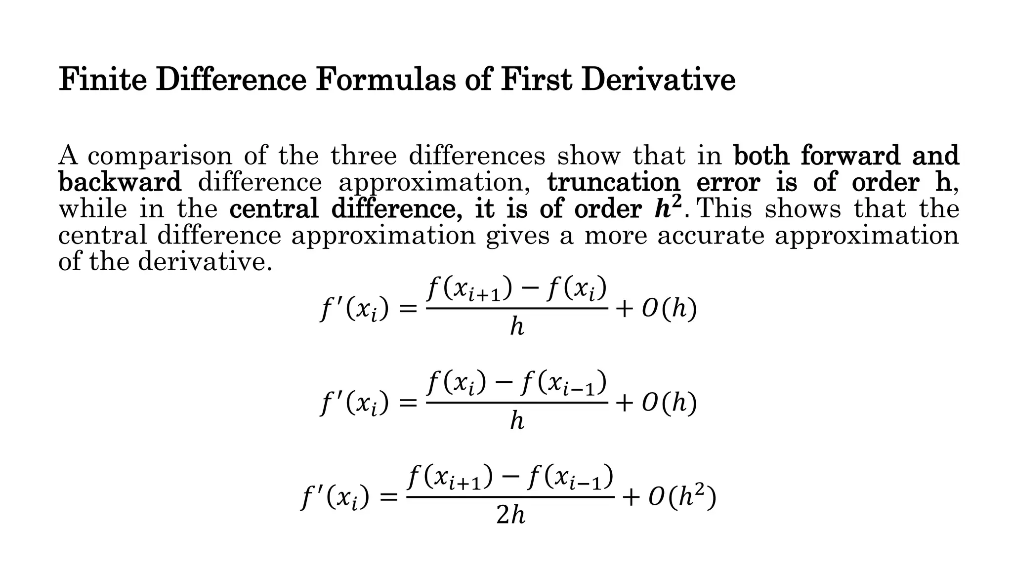 Numerical differentiation and integration | PPTX