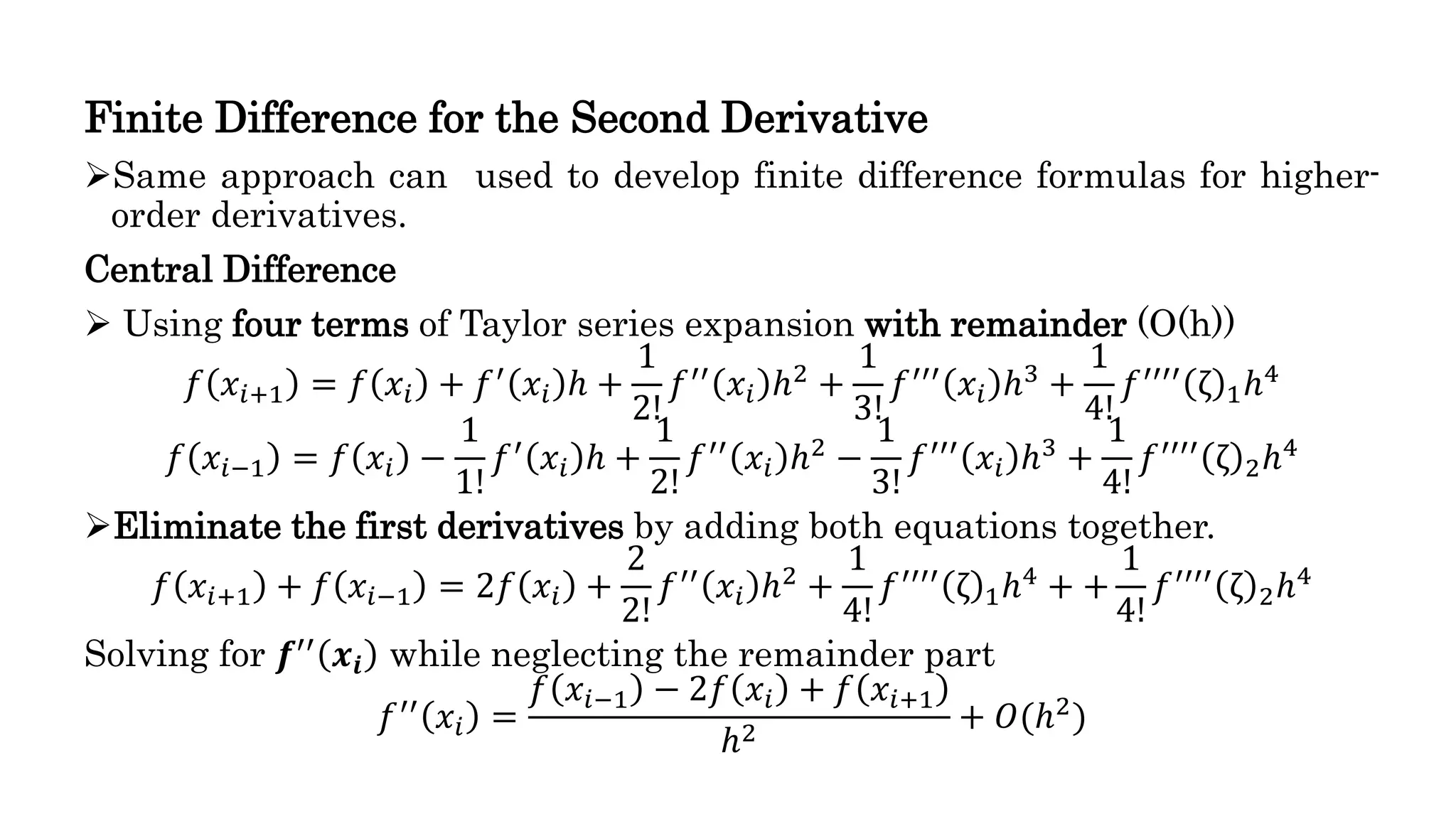 Numerical differentiation and integration | PPTX