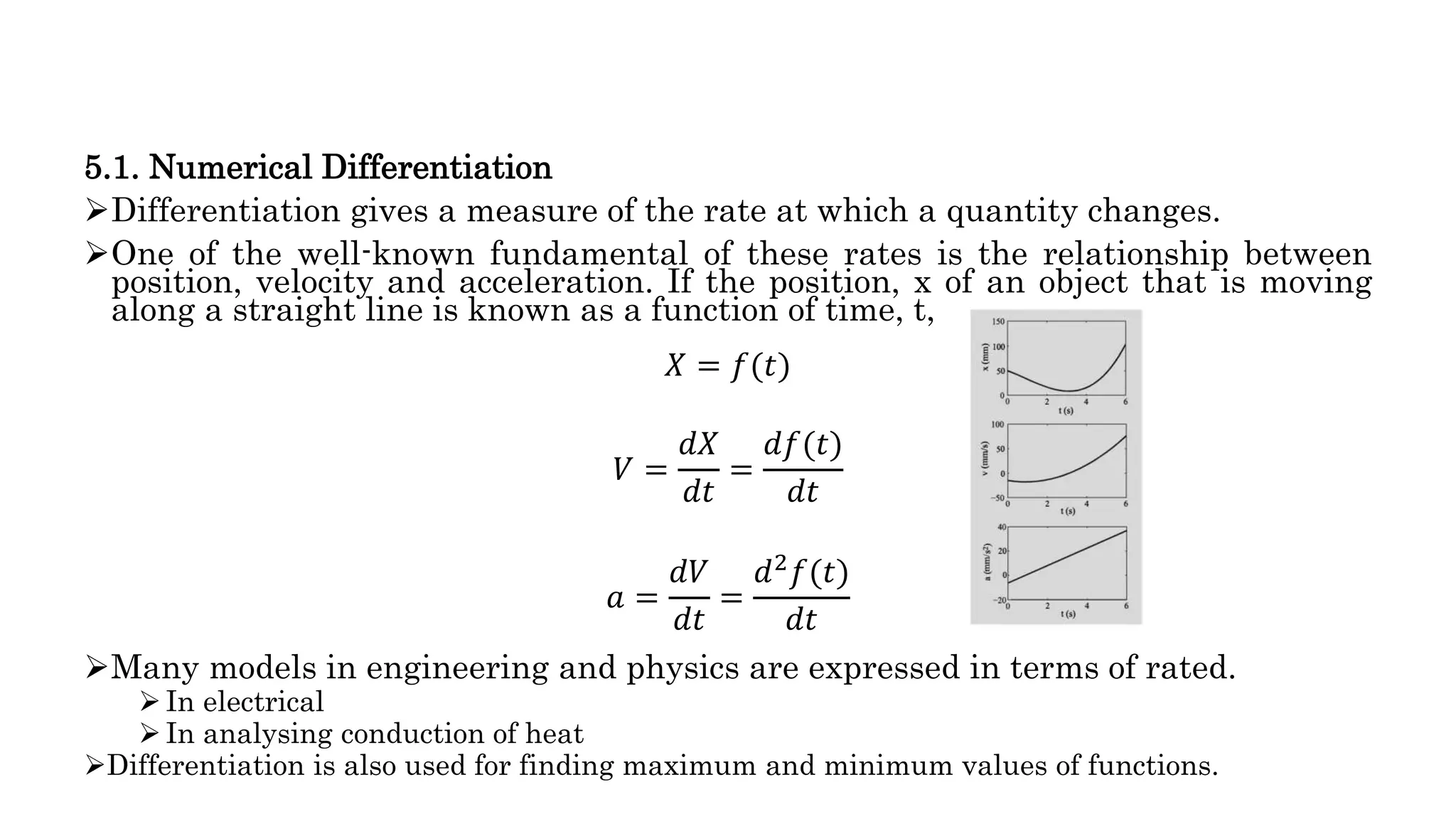 Numerical differentiation and integration | PPTX