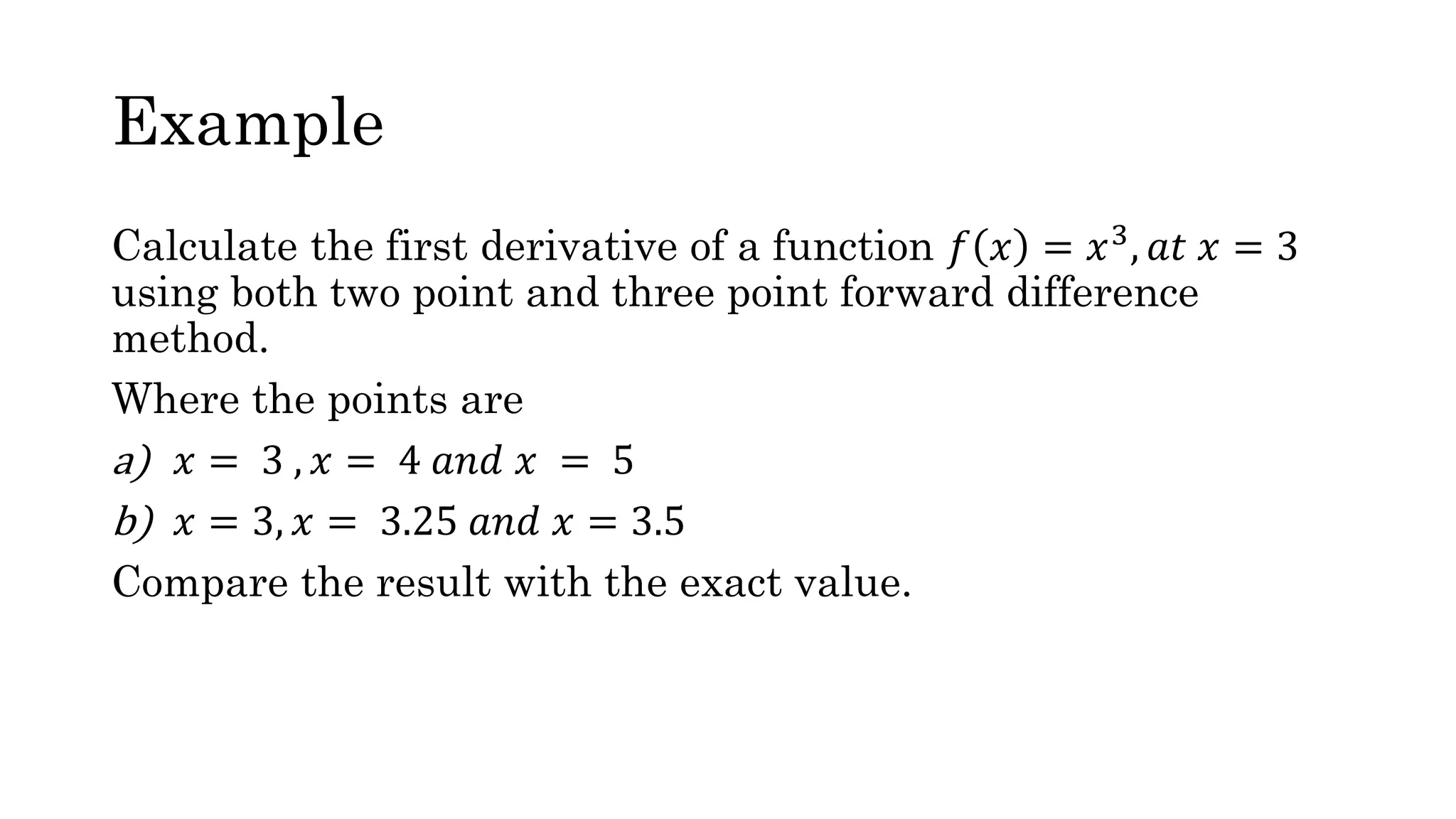 Numerical differentiation and integration | PPTX