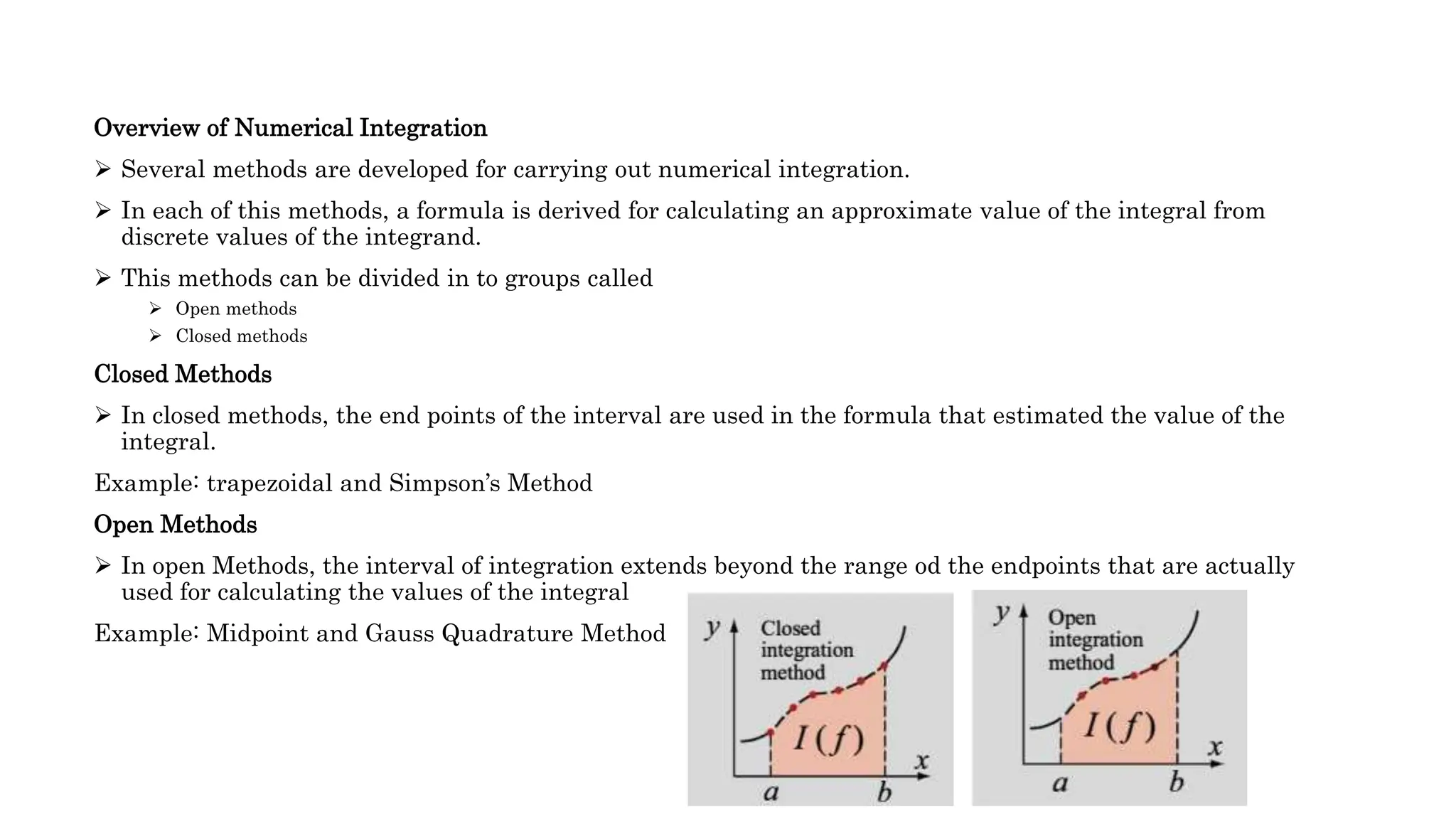 Numerical differentiation and integration | PPTX