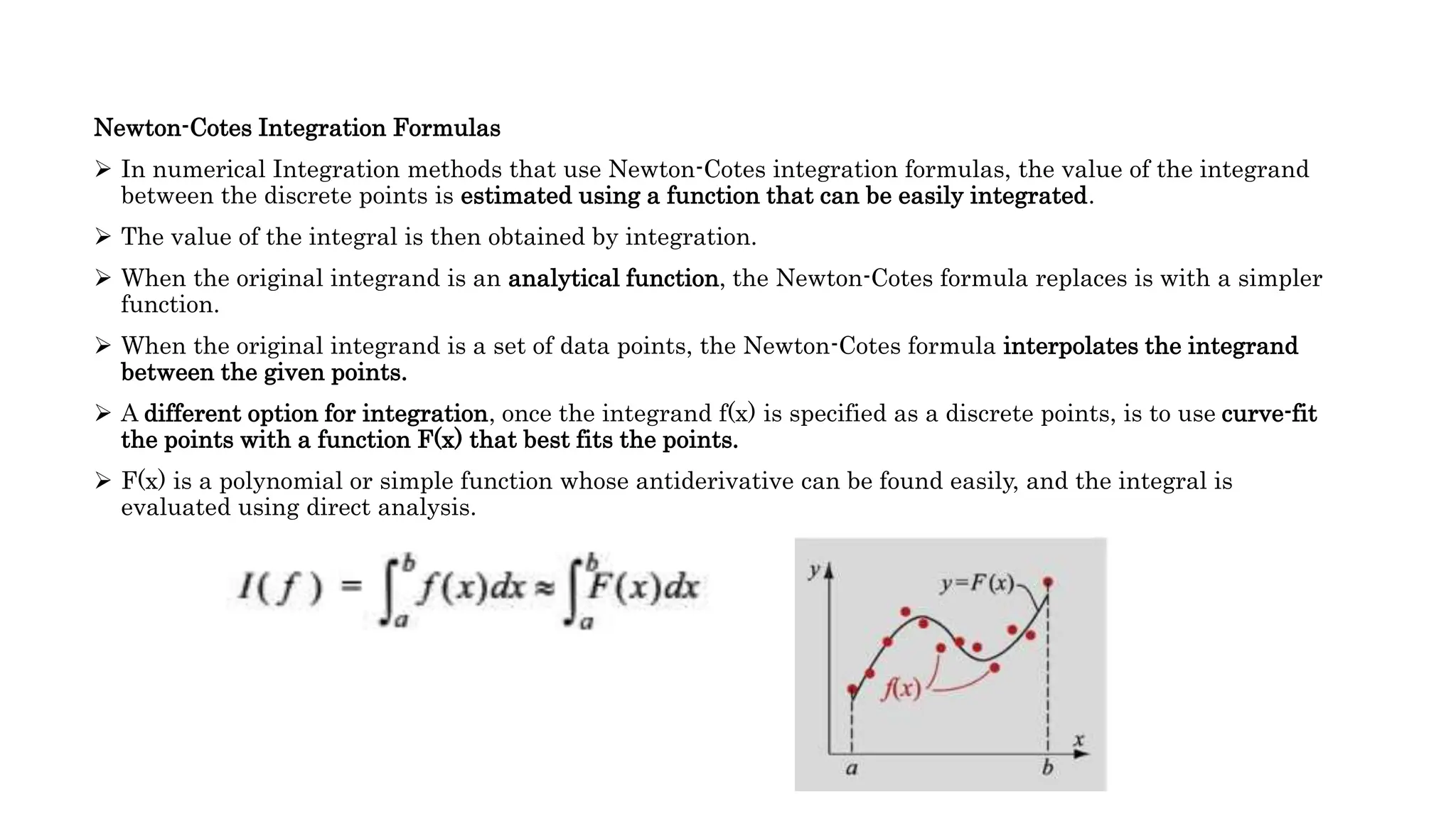 Numerical differentiation and integration | PPTX
