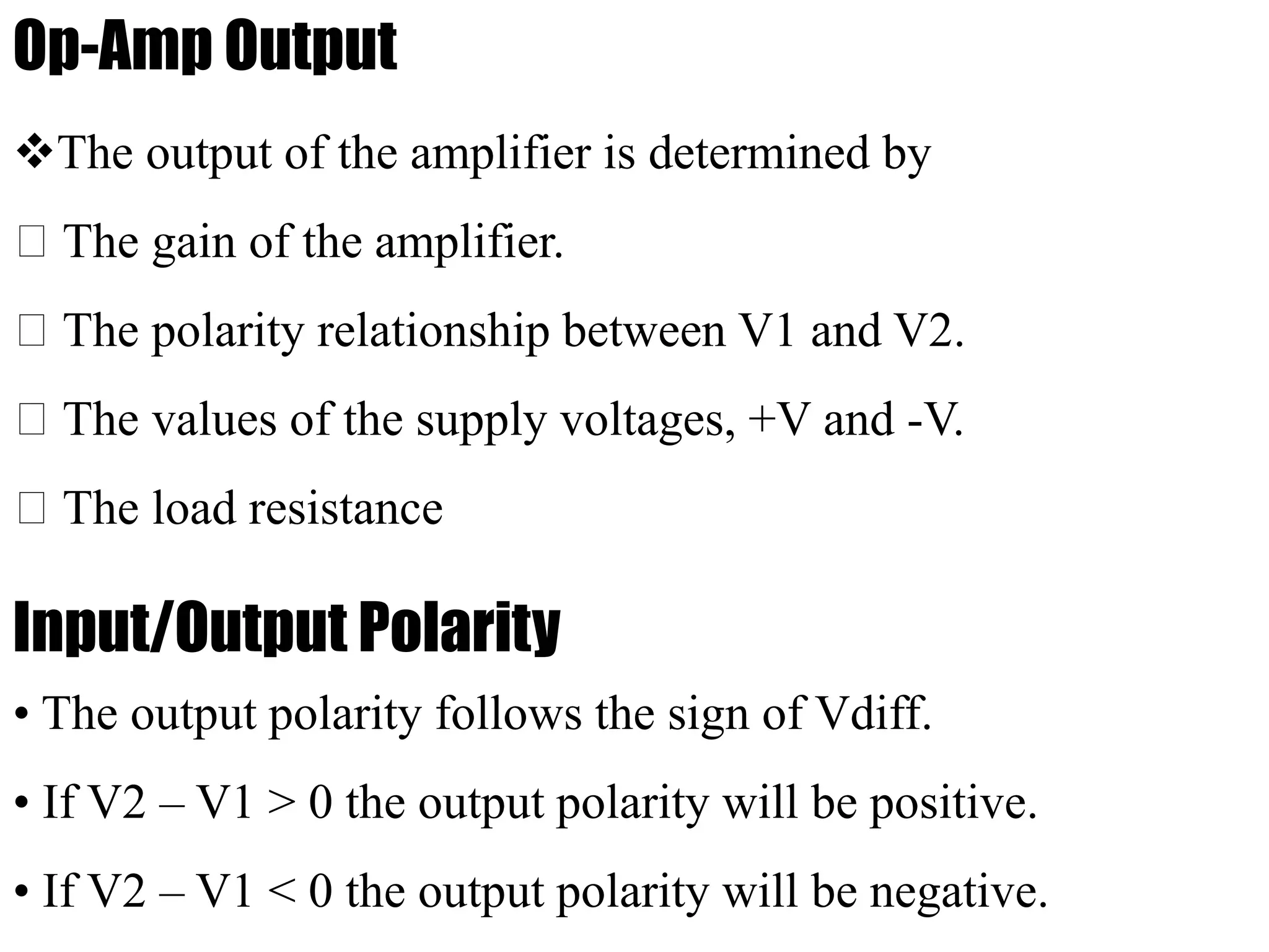 Basic electricity part 1 chapter 5 Op-amp.pptx | Consumer Electronics | Technology & Computing