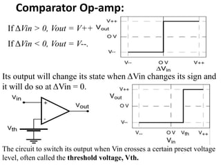 Basic electricity part 1 chapter 5 Op-amp.pptx | Consumer Electronics | Technology & Computing