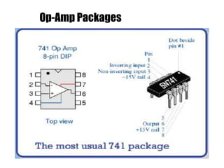 Basic electricity part 1 chapter 5 Op-amp.pptx | Consumer Electronics | Technology & Computing