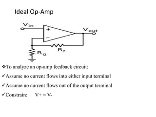 Basic electricity part 1 chapter 5 Op-amp.pptx | Consumer Electronics ...