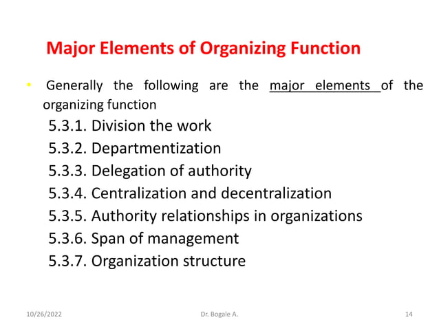Management - Organizing Function.pptx