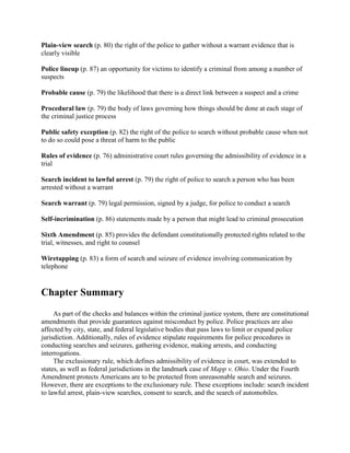 Chapter 5 overview | DOCX | Law