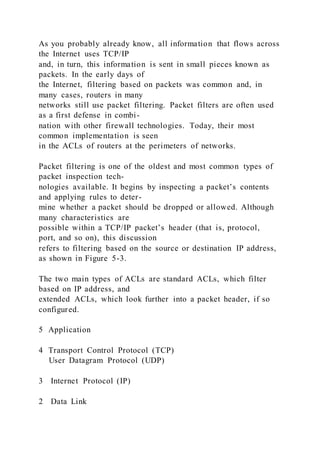Chapter 5Overview of SecurityTechnologiesWe can’t h | DOCX