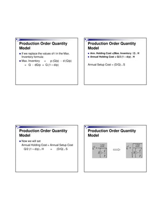 Chapter 5 part 1 inventory control | PDF
