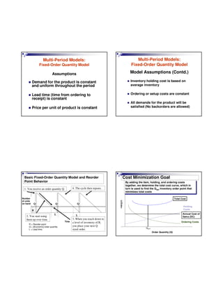 Chapter 5 part 1 inventory control | PDF
