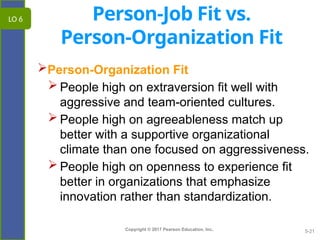 chapter 5 Personality and Values.pptx organisational behaviour | PPTX