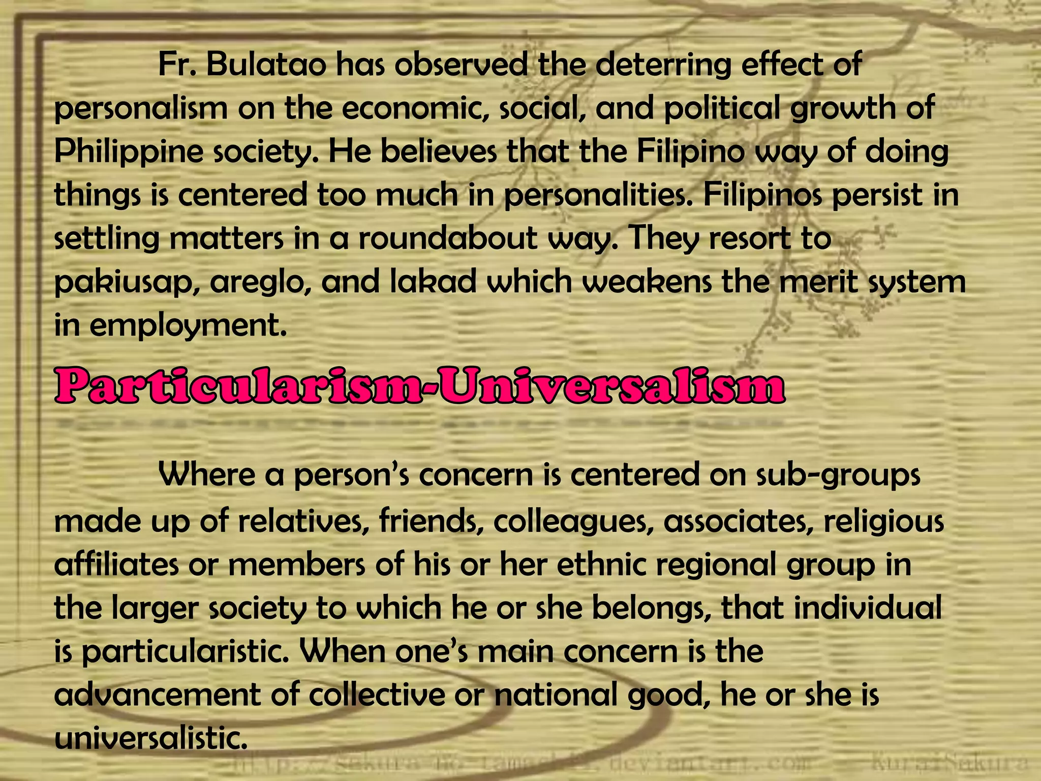 Chapter 5 philippine values | PPTX