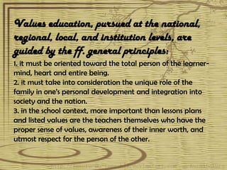 Chapter 5 philippine values | PPTX