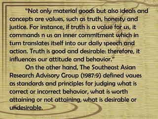 Chapter 5 philippine values | PPTX