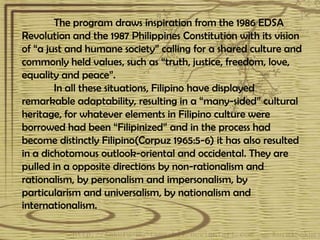 Chapter 5 philippine values | PPTX